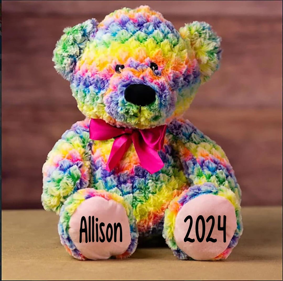 Personalized Teddy Bears-stuffed Bear-my First Teddy Bear-birthday Gift ...