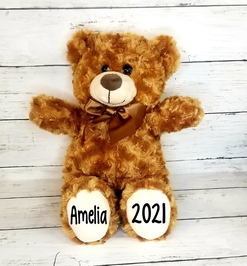 Personalized Teddy Bears-stuffed Bear-my First Teddy - Etsy