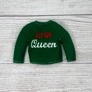 Slay Queen Elf Sweaters -sweaters for Elves-christmas Fun-elf Doll ...