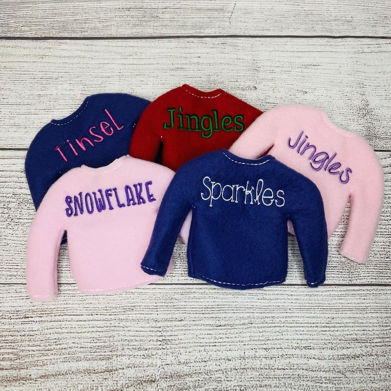 Elf on Shelf Name Tags - Etsy