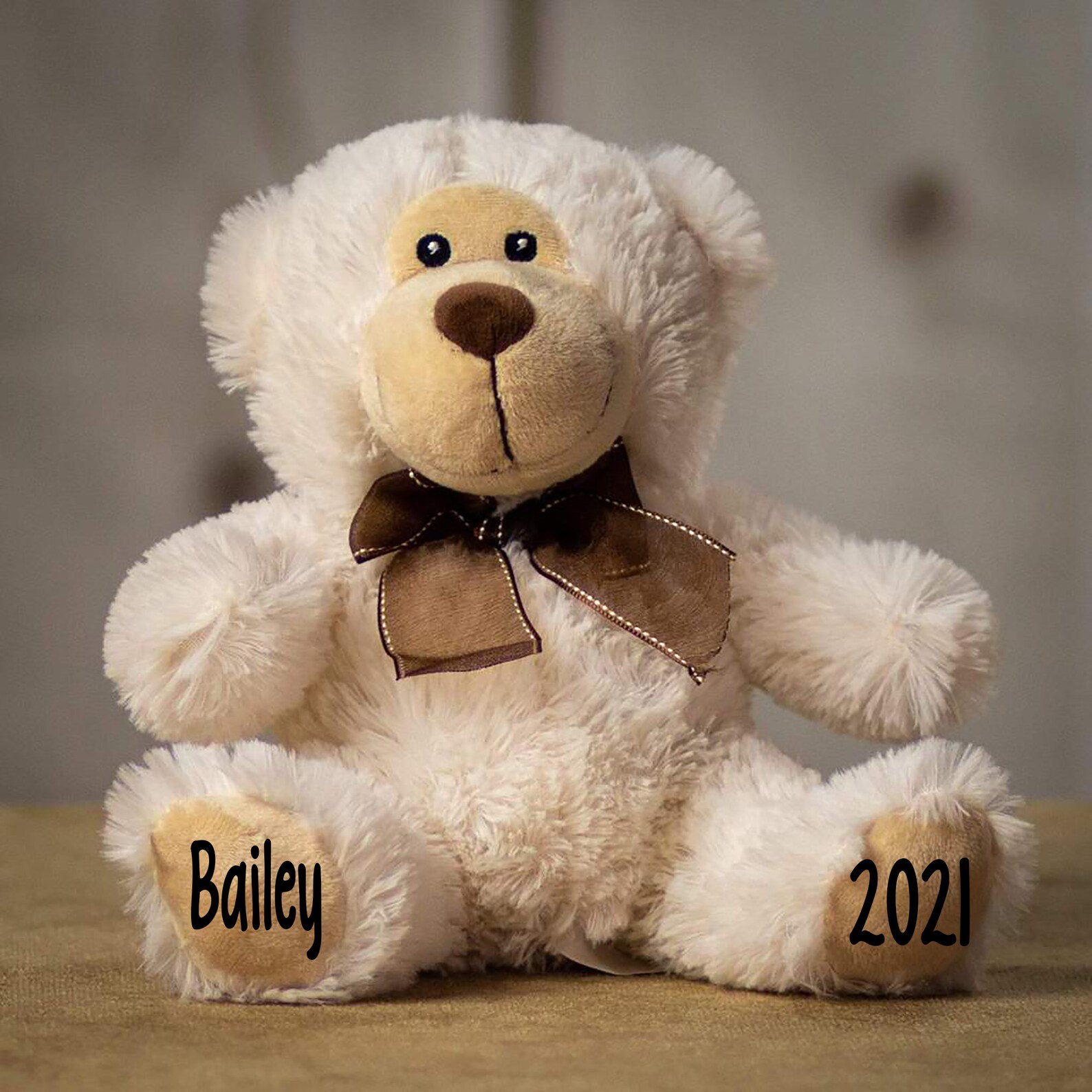 Personalized Teddy Bears-stuffed Bear-my First Teddy - Etsy