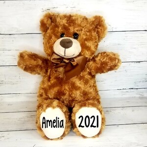 Personalized Teddy Bears-stuffed Bear-my First Teddy - Etsy