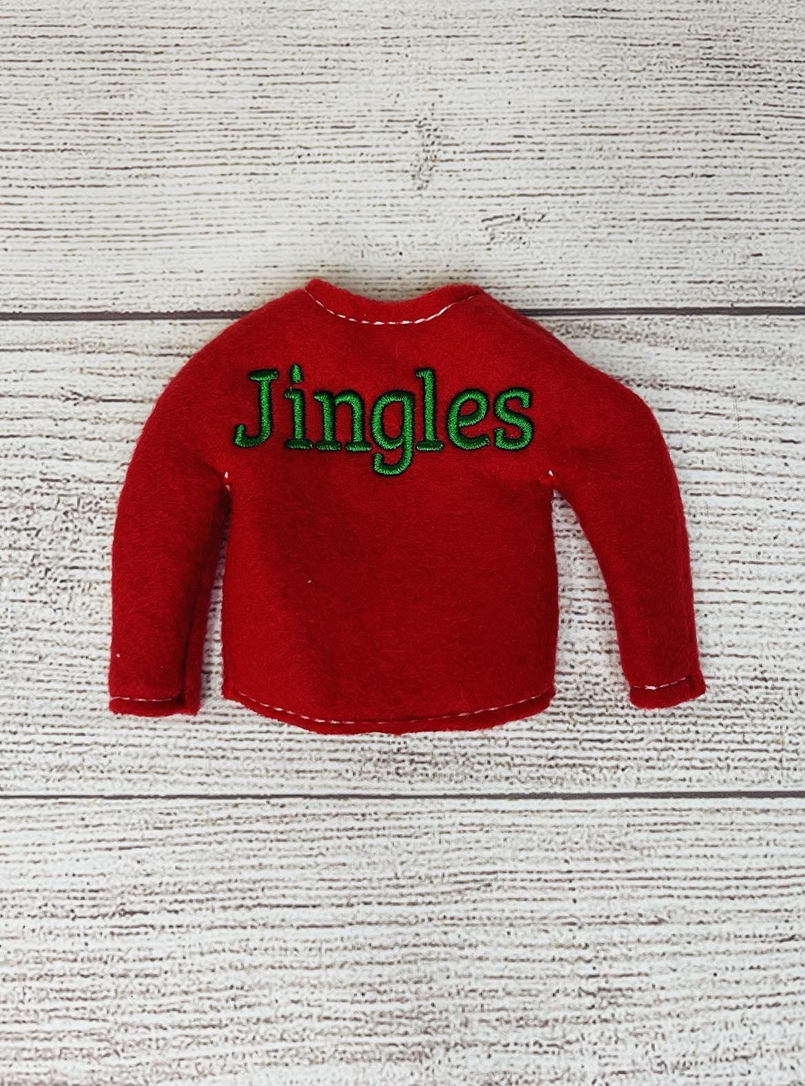 Personalized Elf Sweater -sweaters for Elves-christmas Fun-elf Doll ...