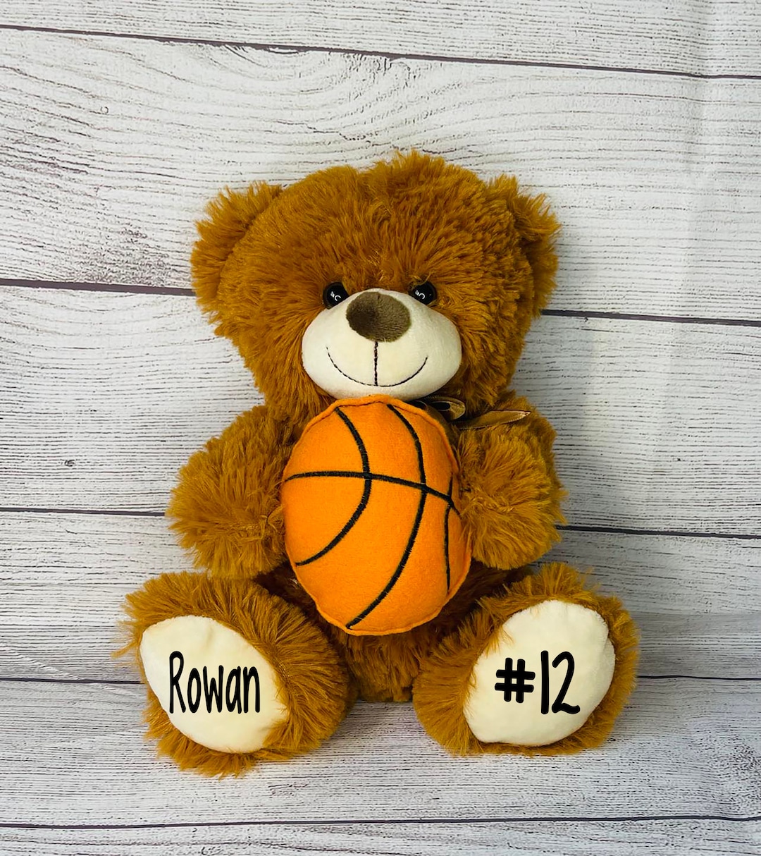 Personalized Basketball Bears-birthday Gift-basketball Plush-easter ...