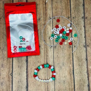 Personalized Bracelet-christmas Party Favors-christmas Class Party ...