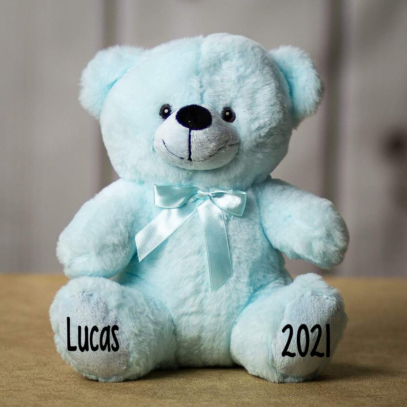 Personalized Teddy Bears-stuffed Bear-my First Teddy - Etsy