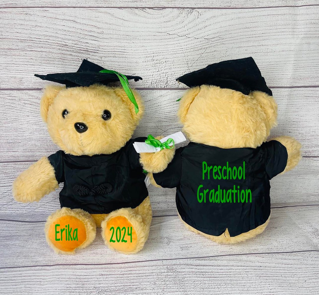 Personalized Graduation Bears-9.5inches- Graduation Gift- Preschool ...