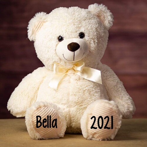 Personalized Teddy Bears-stuffed Bear-my First Teddy - Etsy