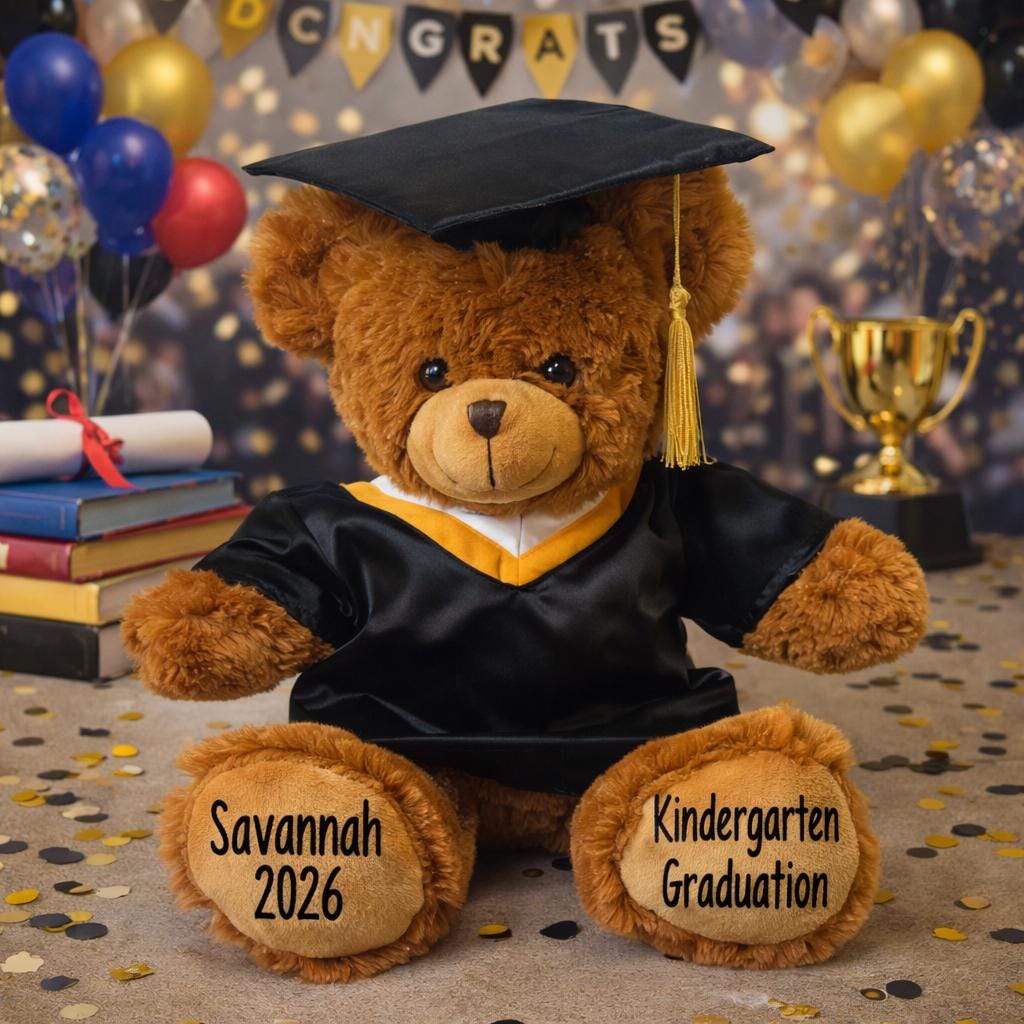 Personalized Graduation Bears-15 Inches- Graduation Gift- Preschool ...