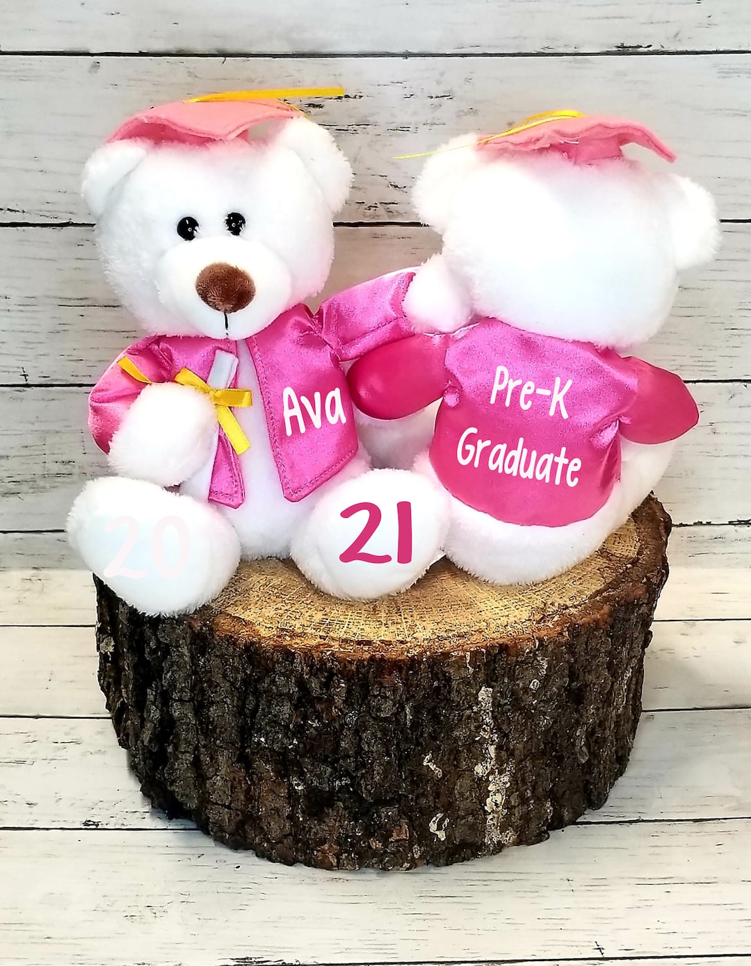 Personalized Graduation Bears-7.5inches Graduation Gift Preschool ...
