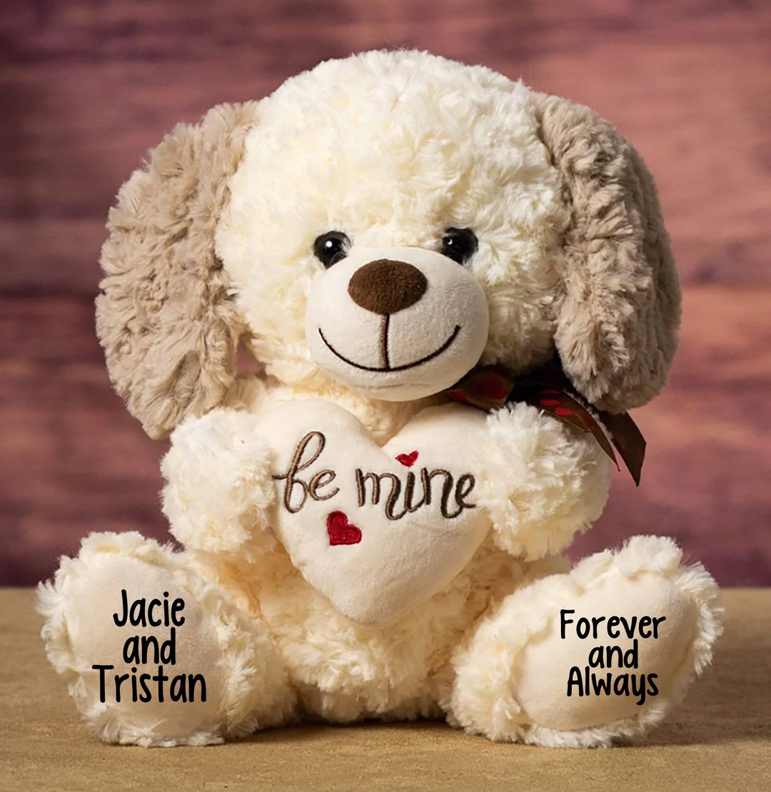 Personalized Valentines Day Bears-anniversary Gift-valentine Plush ...