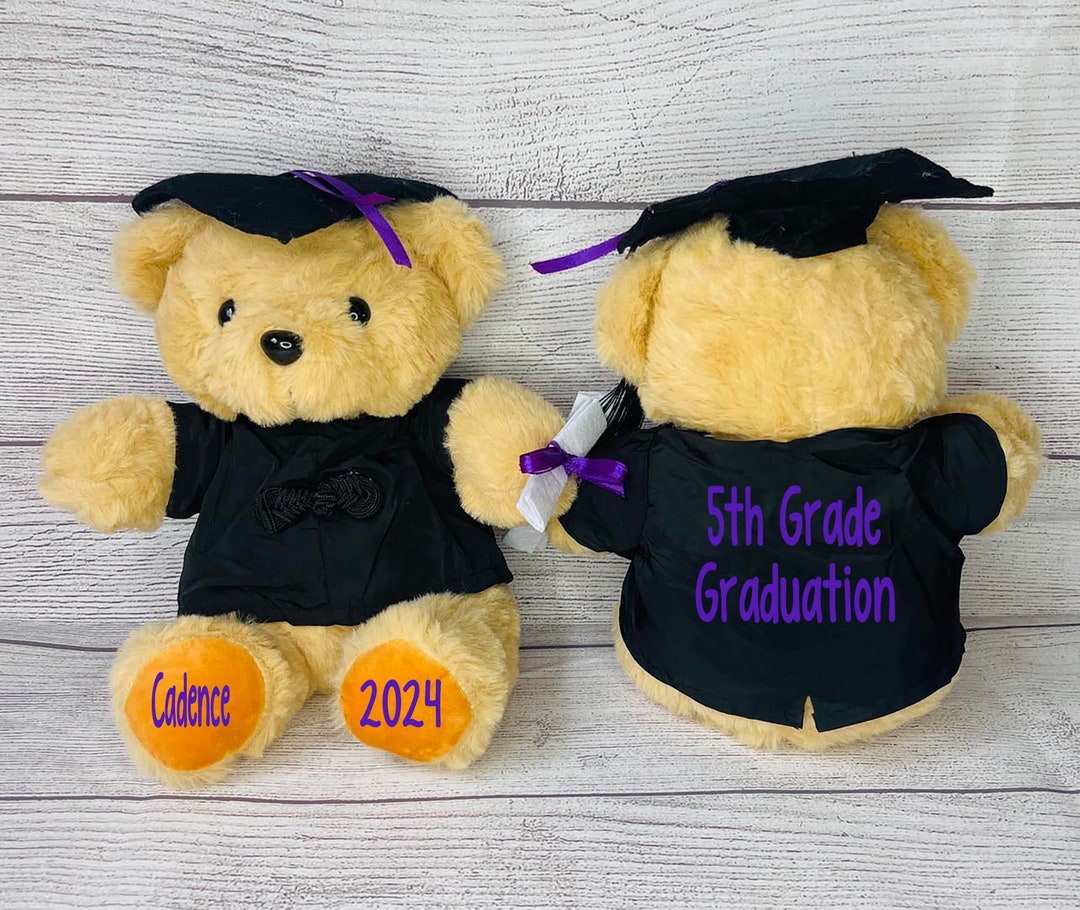 Personalized Graduation Bears-9.5inches- Graduation Gift- Preschool ...