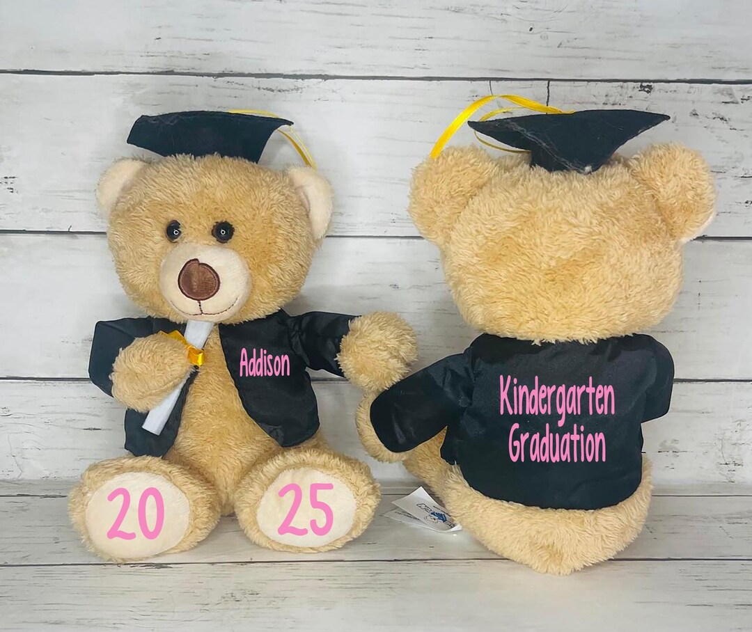 Personalized Graduation Bears-7.5inches- Graduation Gift- Preschool ...