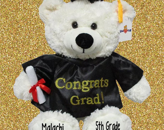 Personalized Graduation Bears- Graduation Gift- Preschool-kindergarten ...