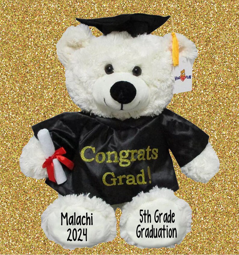 Personalized Graduation Bears- Graduation Gift- Preschool-kindergarten ...