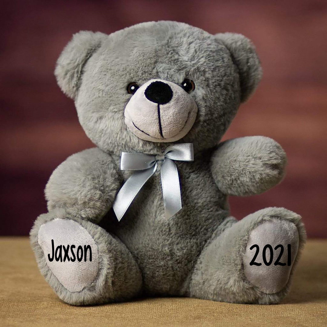 Personalized Teddy Bears-stuffed Bear-my First Teddy Bear-birthday Gift ...