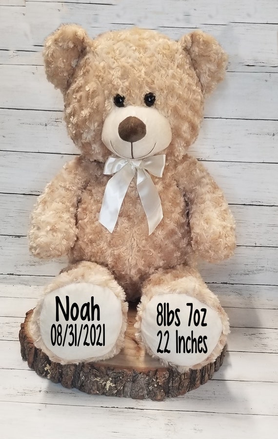 Personalized Teddy Bears-stuffed Bear-my First Teddy - Etsy