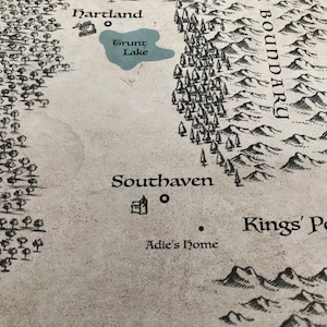 Map Inspired by Sword of Truth - Etsy