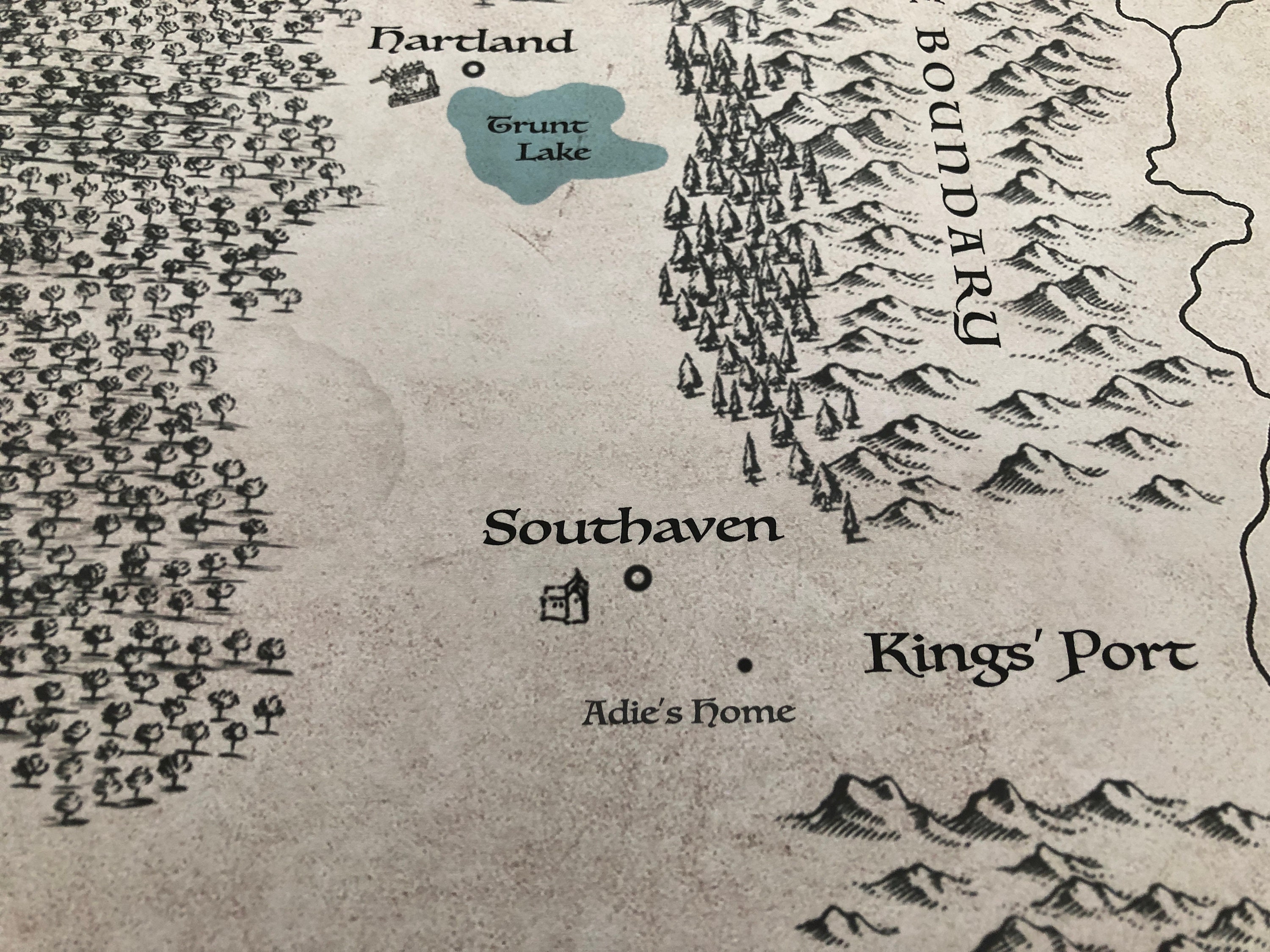 Map Inspired by Sword of Truth - Etsy