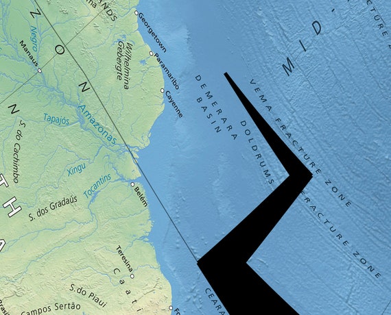 World Map The Doldrums