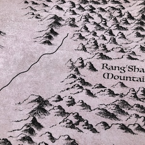Map Inspired by Sword of Truth - Etsy