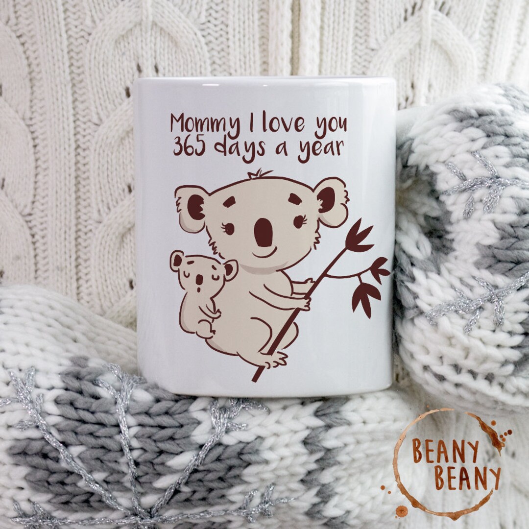 Koala Mug Giveaways Mommy Koala Cup Koala Gift Koala - Etsy