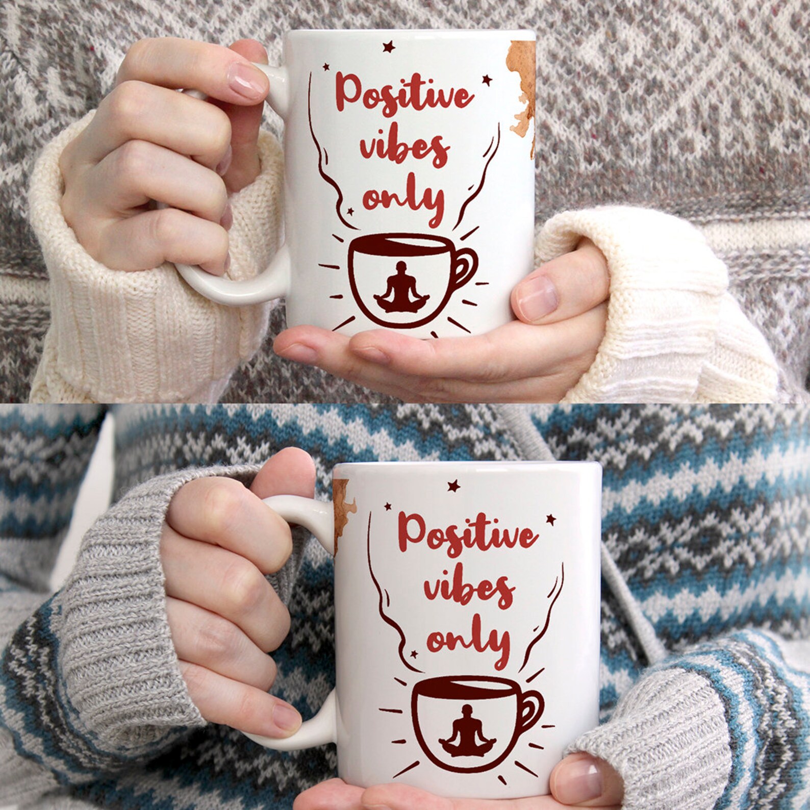Positive Vibes Only Positive Quotes Surprise Gifts Relaxing - Etsy