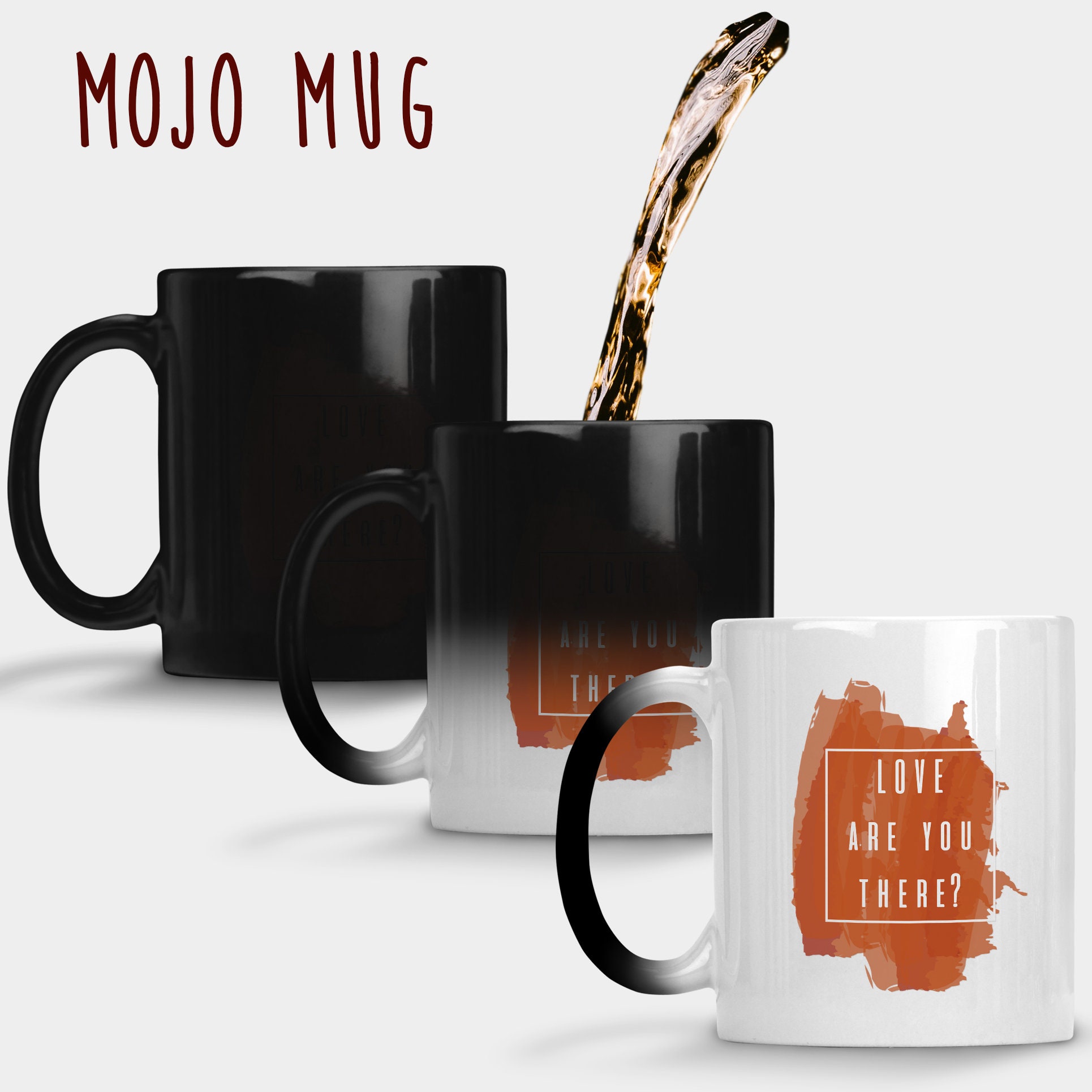 Love Heart Mug, Personalized Couple Mug, Matching Love Mugs, Lovers Mug ...