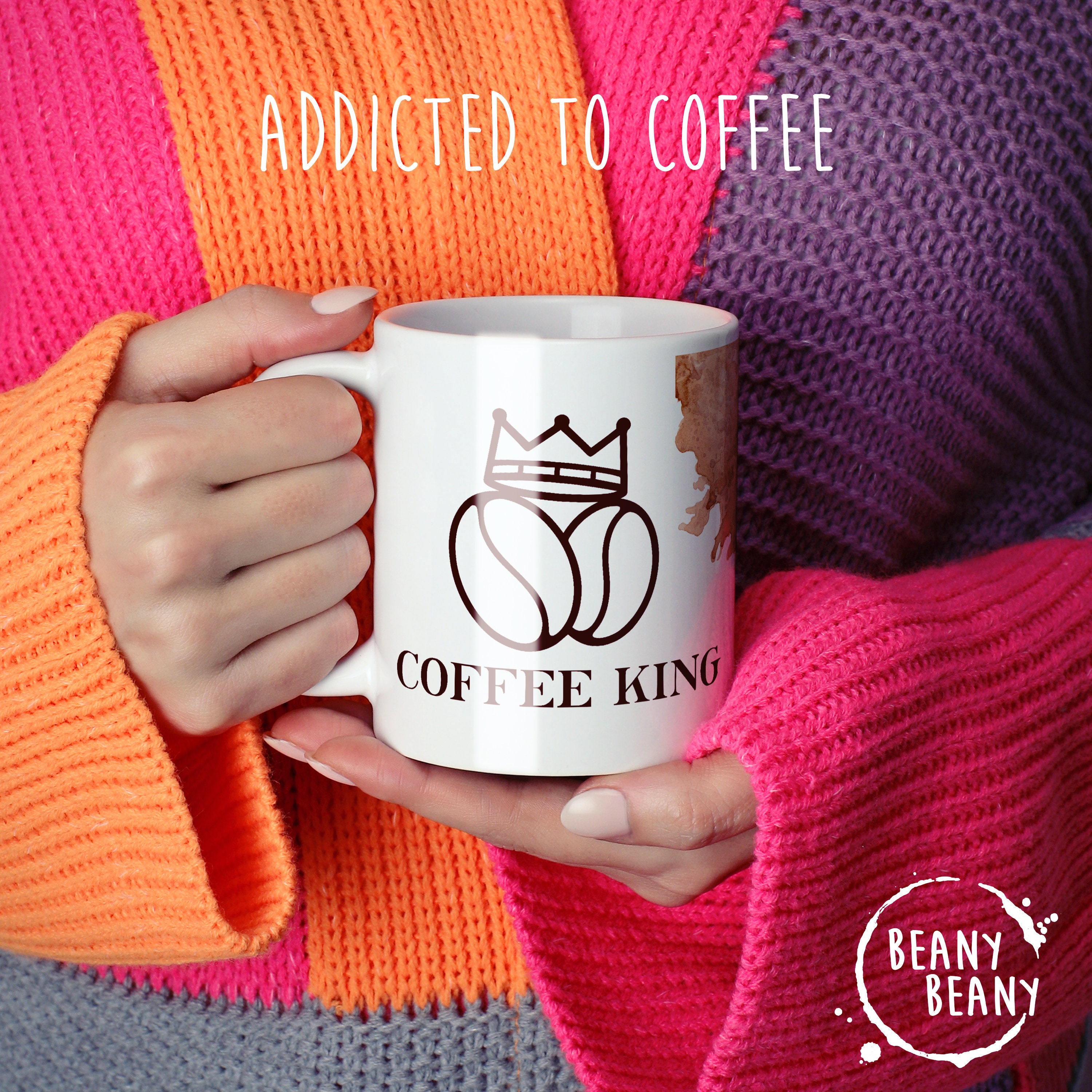Coffee King Gifts for Artists Coffee Cozy Christmas Mugs - Etsy
