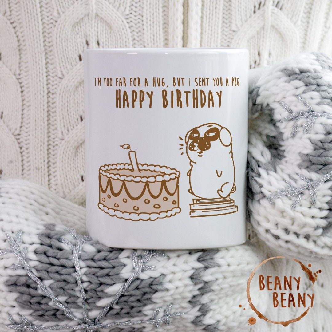 I'm Too Far for A Hug, but I Sent You A Pig. Happy Birthday, Pig Party ...