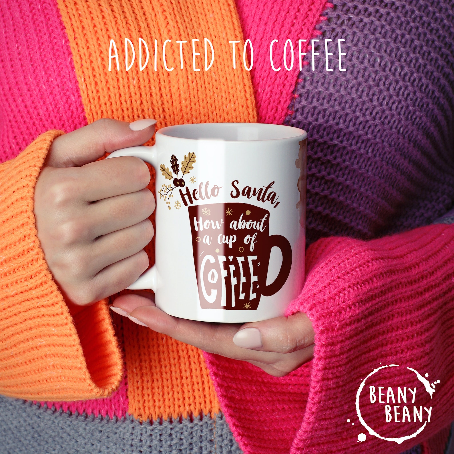 Hello Santa How About A Cup of Coffee, Christmas Mug, Christmas Gifts ...