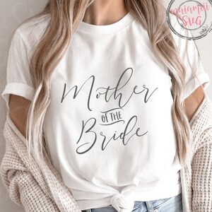Mother of the Bride SVG Wedding Svg Design Gift for Mother Bridal Party ...