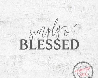Blessed svg | Etsy