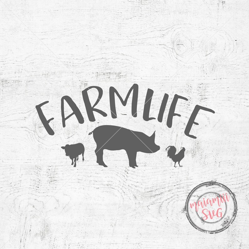 Farm Sign Monogram Svg Farm Farmhouse Svg Cricut Svg Farm | Etsy