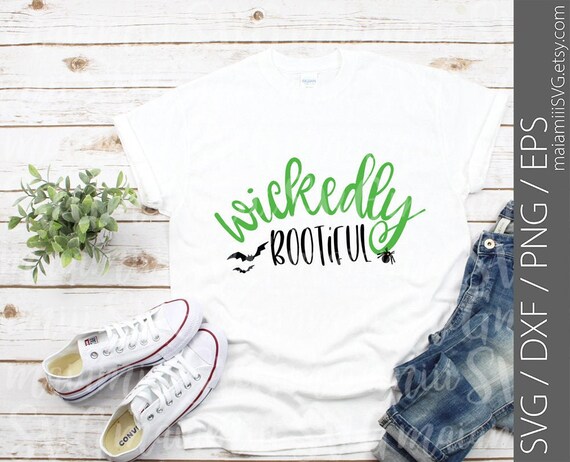Wickedly Bootiful SVG Cut File | Etsy