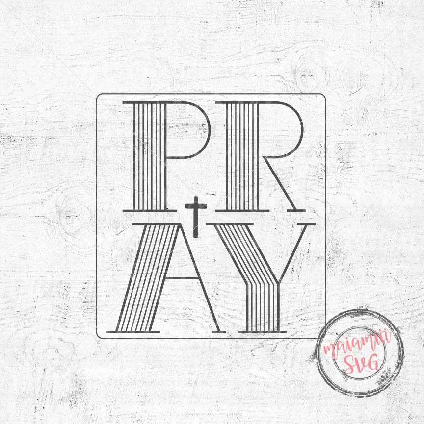 Pray Svg Christian Svg Pray on It Svg Religious Svg - Etsy Canada