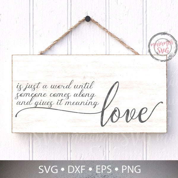 Love Quote Sign - Etsy