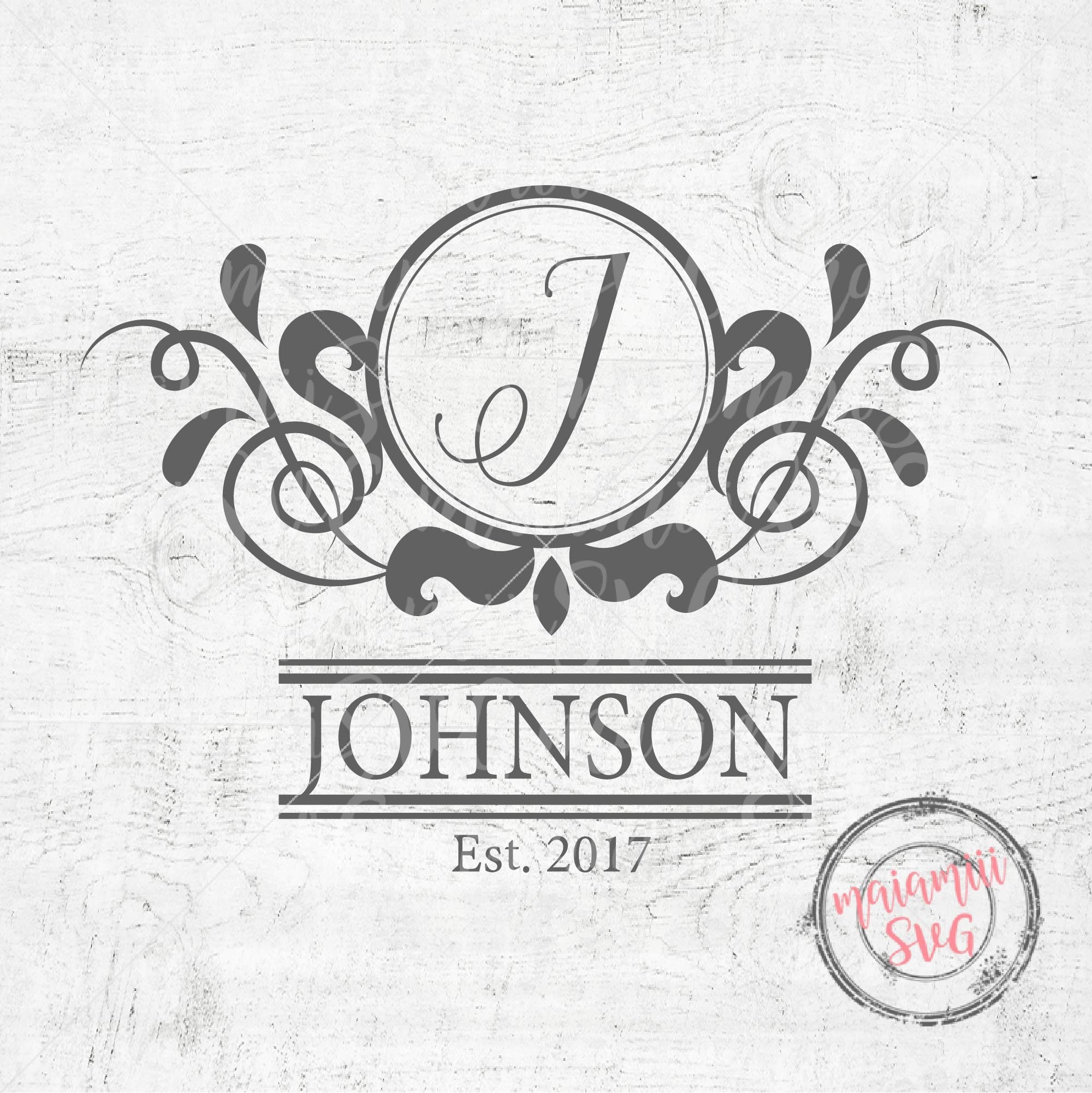 Family Name Svg Custom Name Svg Established Svg Home Sign - Etsy