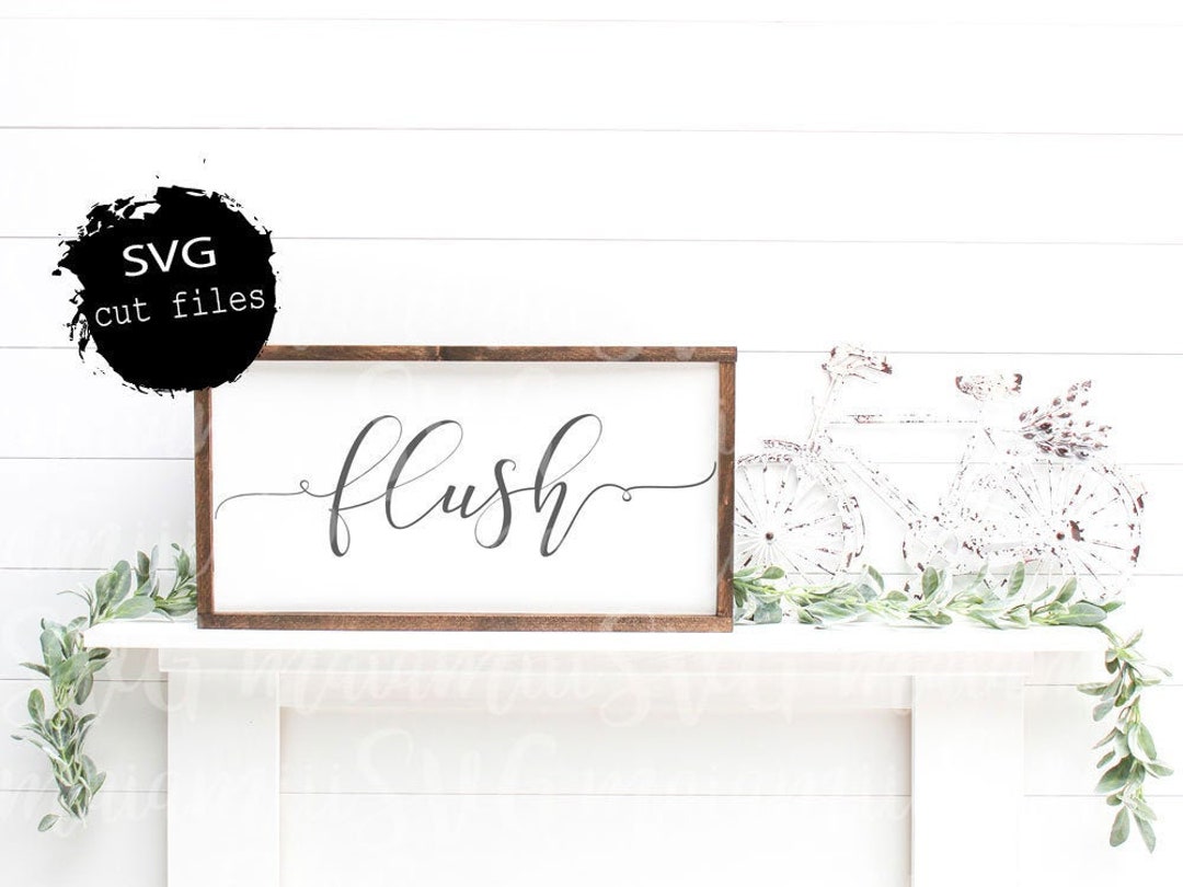 Flush svg, Banheiro svg, WC svg, Home svg, Family svg, Home Decor svg ...