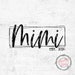 Mimi Est Svg, Mimi Est 2024 Png, Funny Grandma Shirt Png, Blessed ...