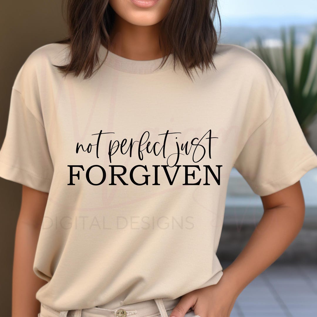Forgiven Christian Design SVG | Faith Shirt, Mug Cut File (digital ...