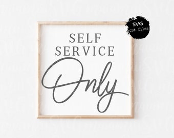 Self Service Svg - Etsy