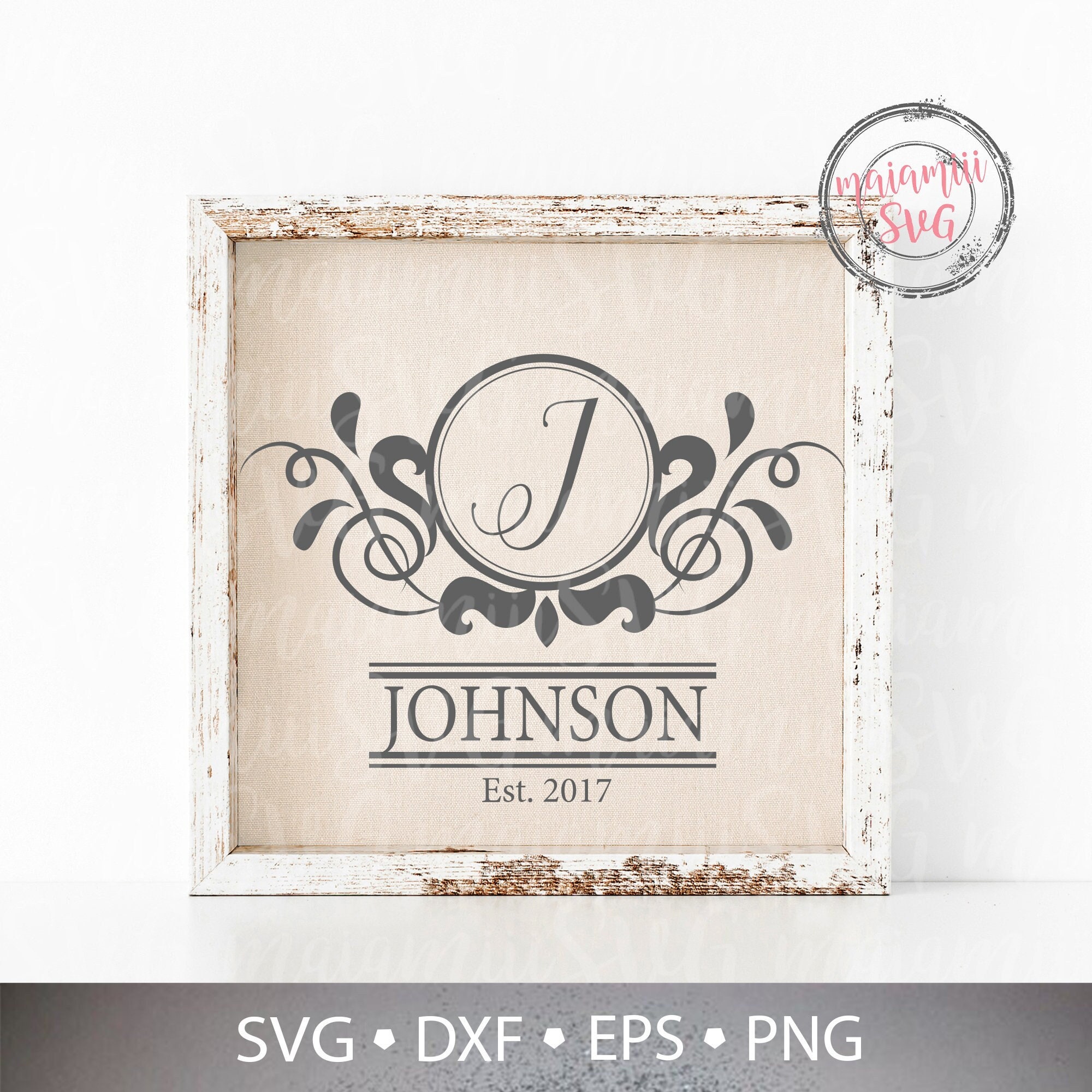 Family Name Svg Custom Name Svg Established Svg Home Sign - Etsy