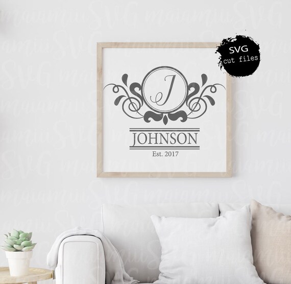 Family Name Svg Custom Name Svg Established Svg Home Sign | Etsy