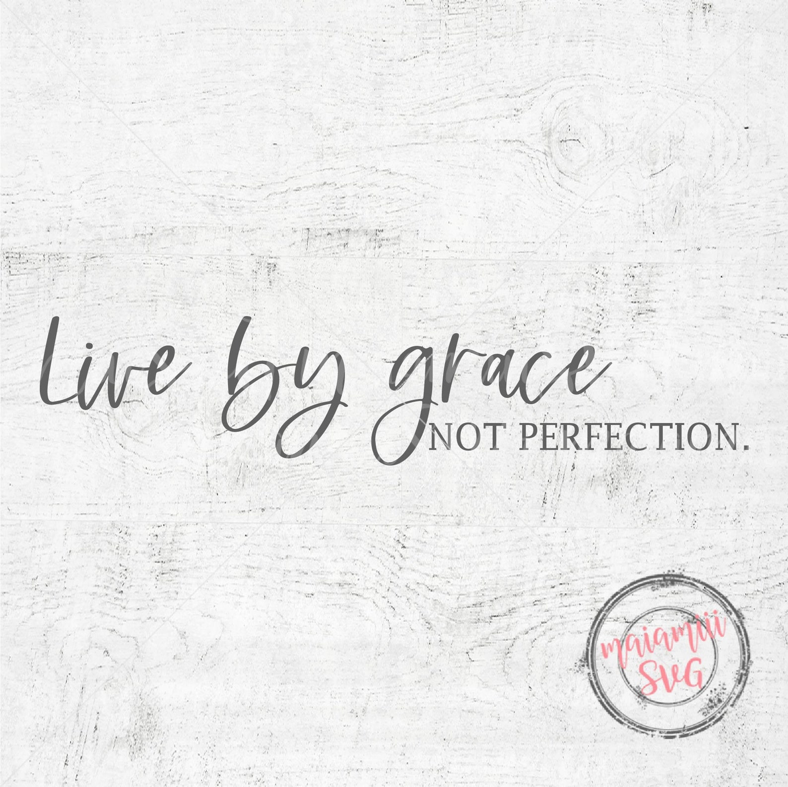 Live by Grace Not Perfection Svg Religious Svg Christian - Etsy
