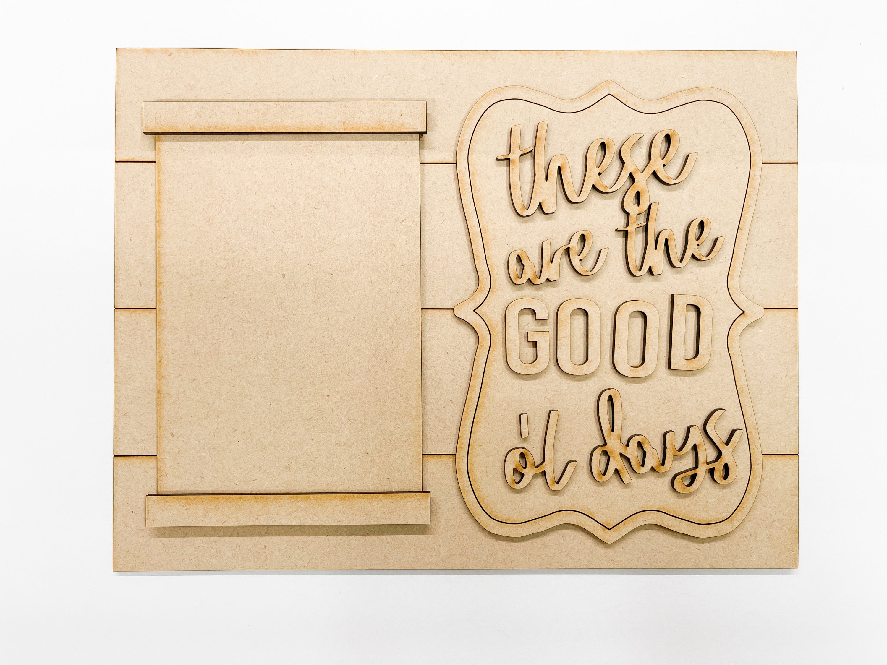 Good Ol' Days, Interchangeable Frame, Picture Frame, Glowforge Laser ...