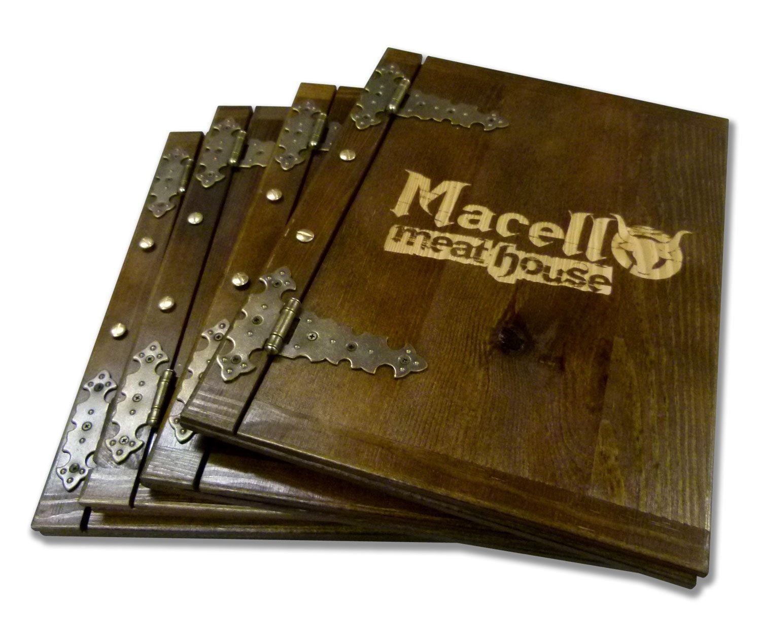 Wooden Menu Binder