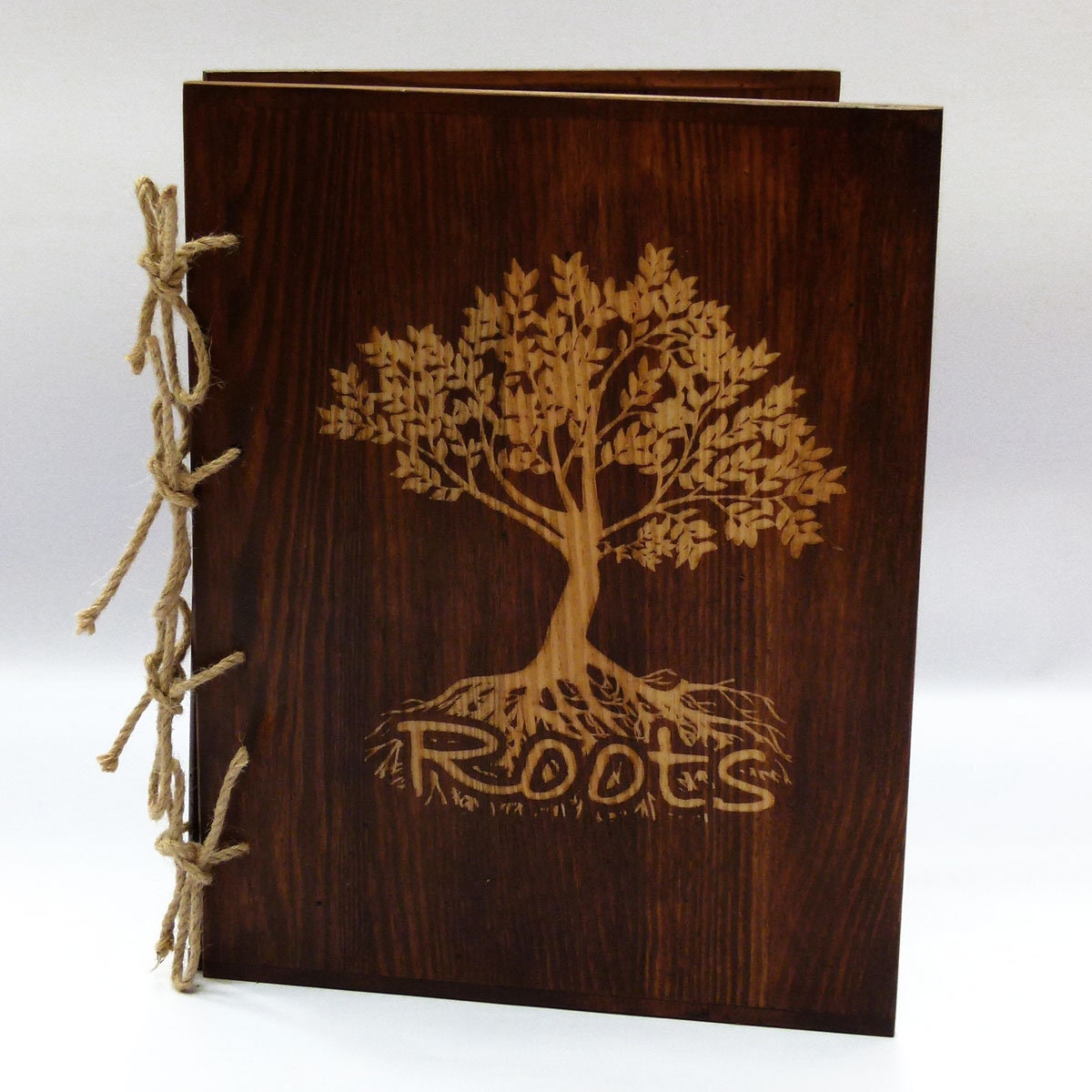 Wooden Restaurant Menu Card A4 Dark Brown With Engraving 019 - Etsy