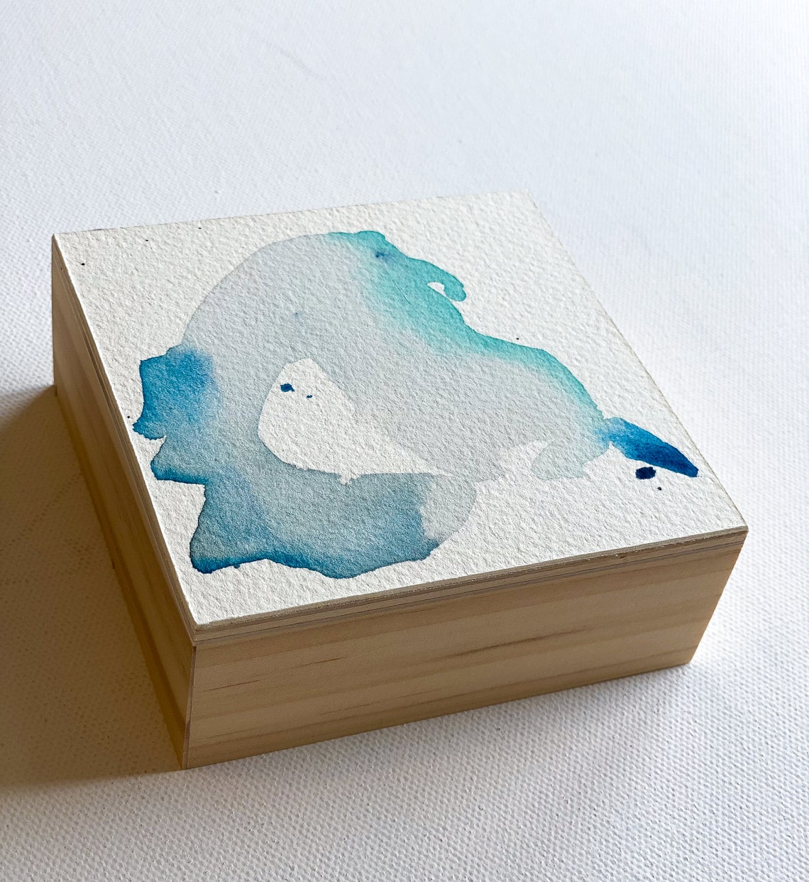 Original Watercolor Painting Small Abstract Painting Mini - Etsy