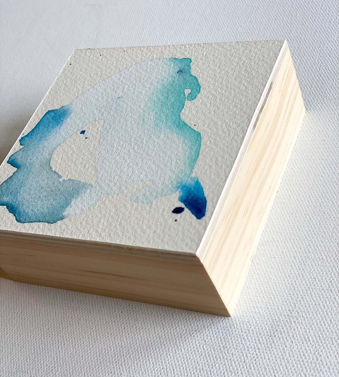 Original Watercolor Painting Small Abstract Painting Mini - Etsy